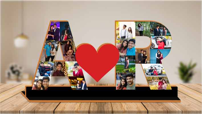 Couple Letters with Heart - The Perfect Gift | Free Shipping all over ...