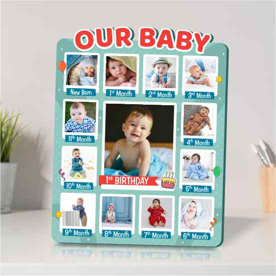 12 Months Baby Frame - The Perfect Gift | Free Shipping all over India ...
