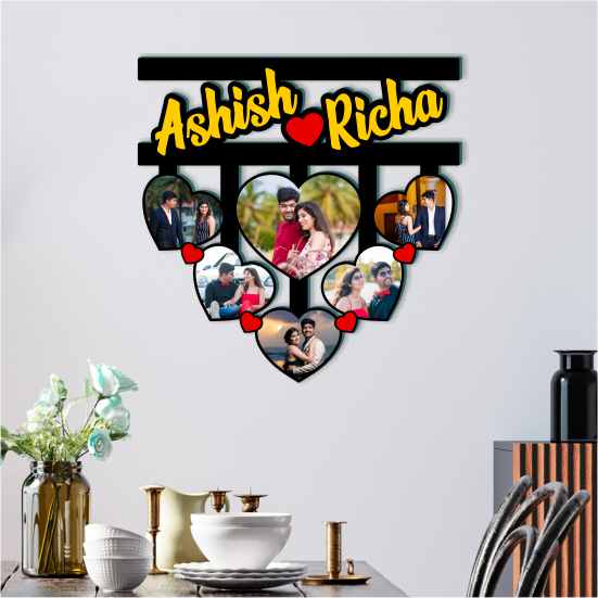 Name Frame with Heart Photos - The Perfect Gift | Free Shipping all ...