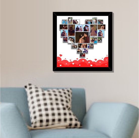 Heart Collage Frame - The Perfect Gift | Free Shipping all over India ...