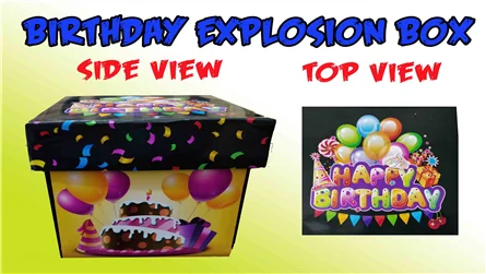 Birthday Explosion Box - The Perfect Gift | Free Shipping all over ...